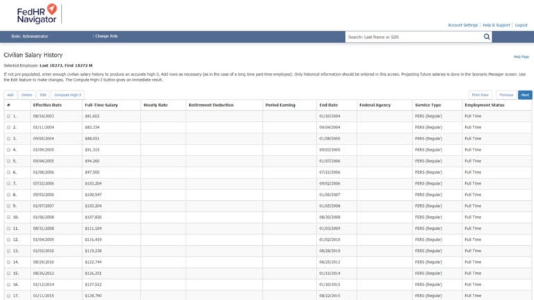 Retirement & Separation – EconSys